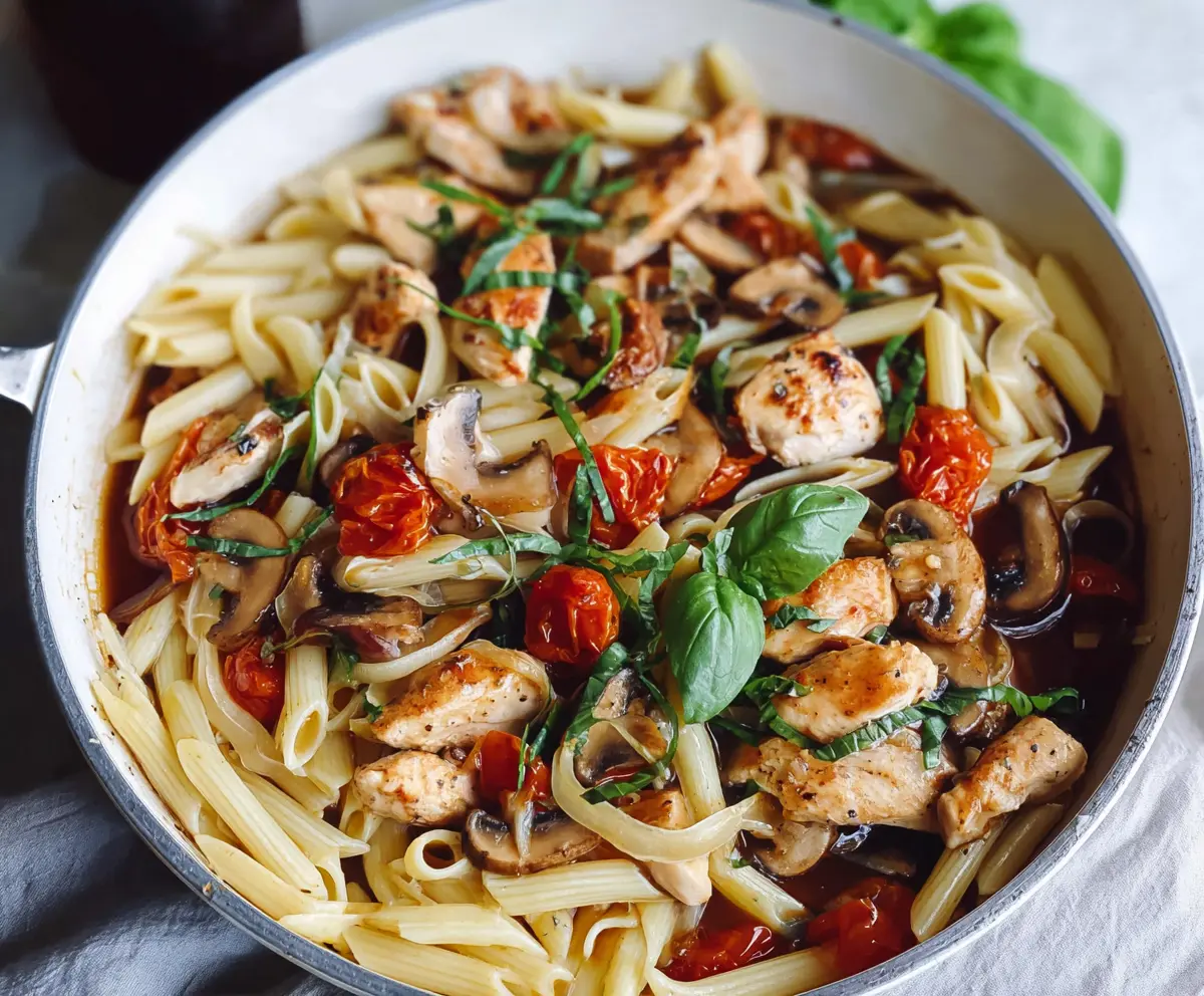 Delicious Balsamic Chicken Pasta Recipe