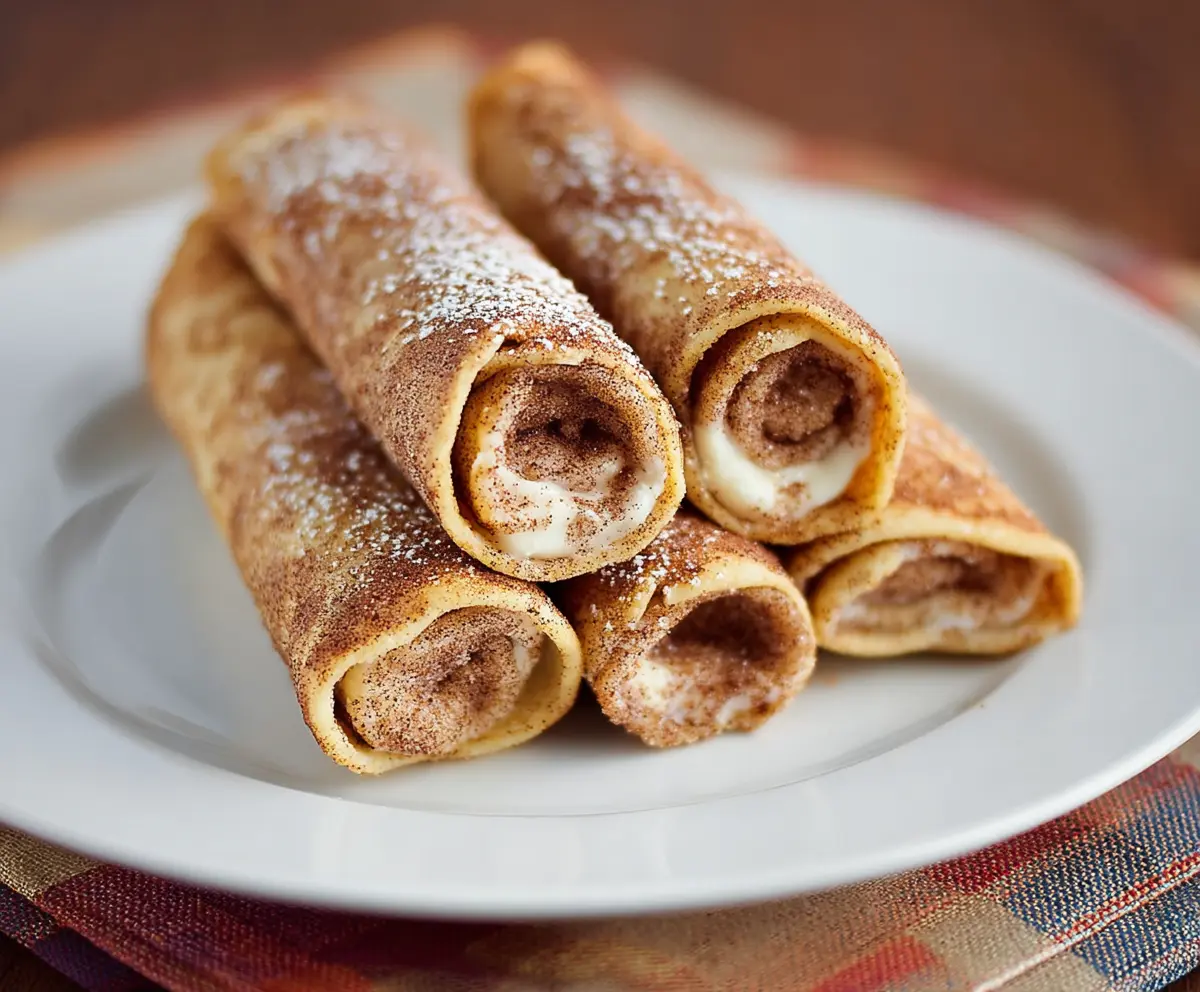 Cinnamon Tortilla Cream Cheese Roll Ups Recipe