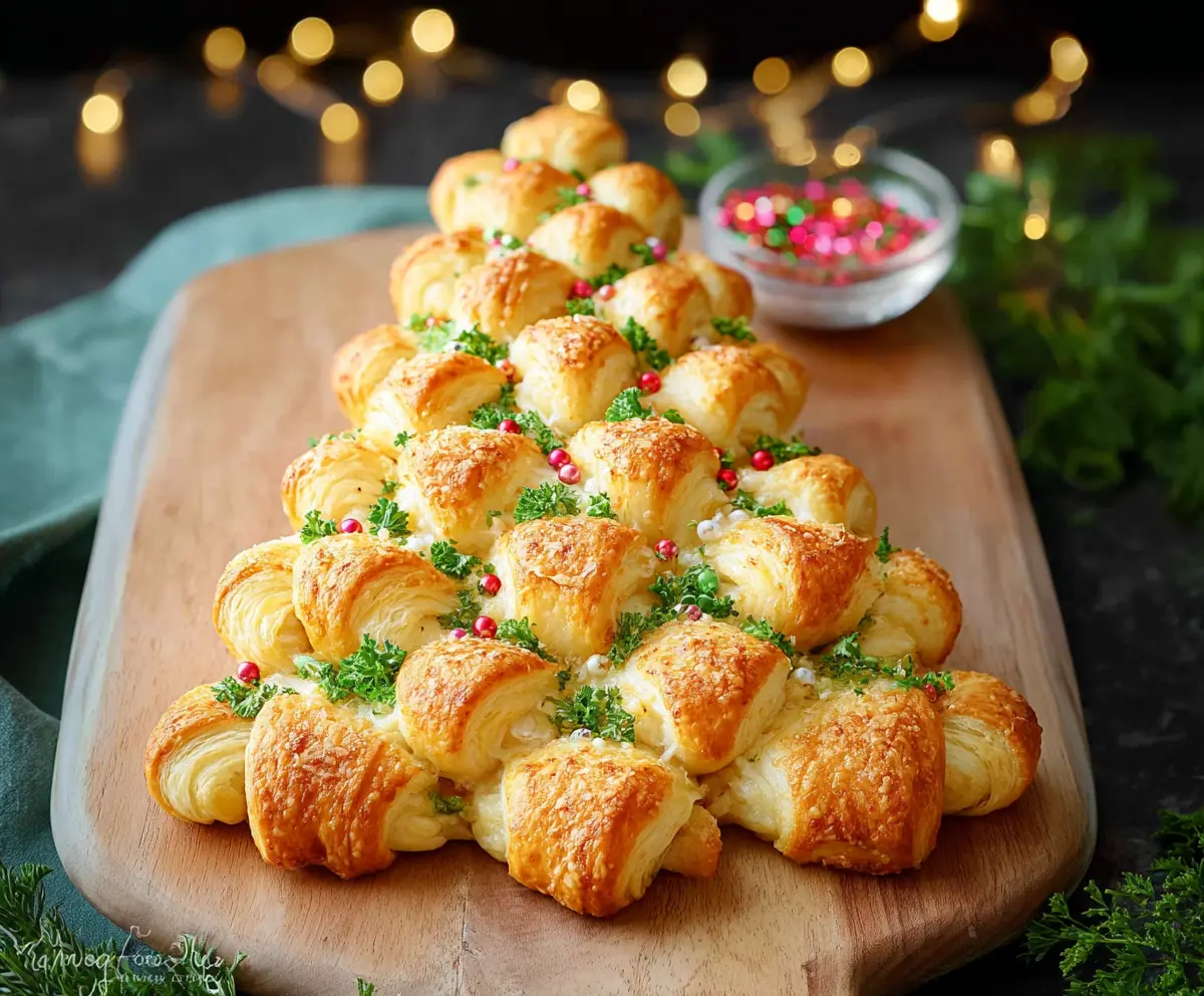 Crescent Roll Christmas Tree Recipe | Easy Festive Snack