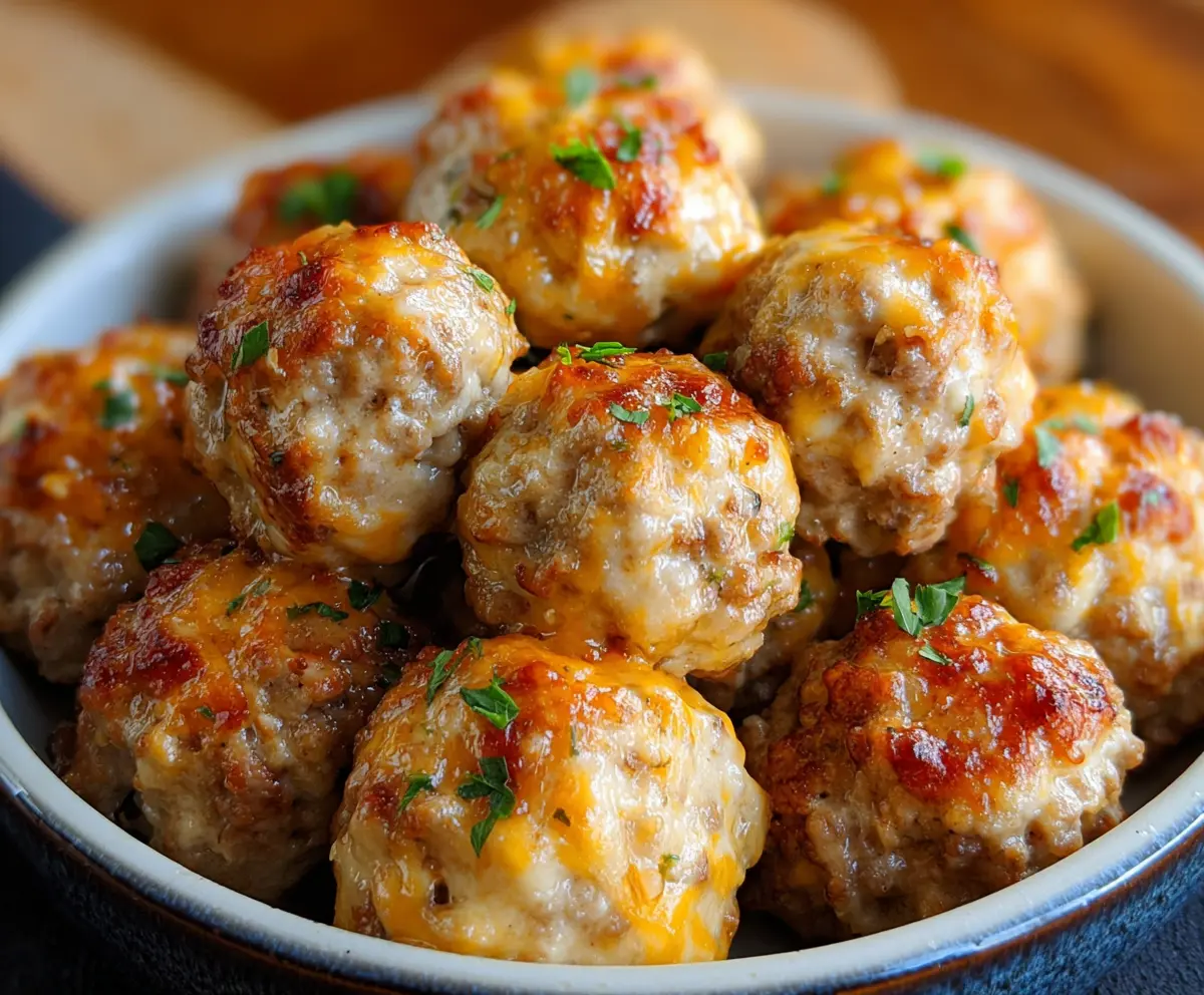 Rotel Sausage Balls with Cream Cheese Recipe