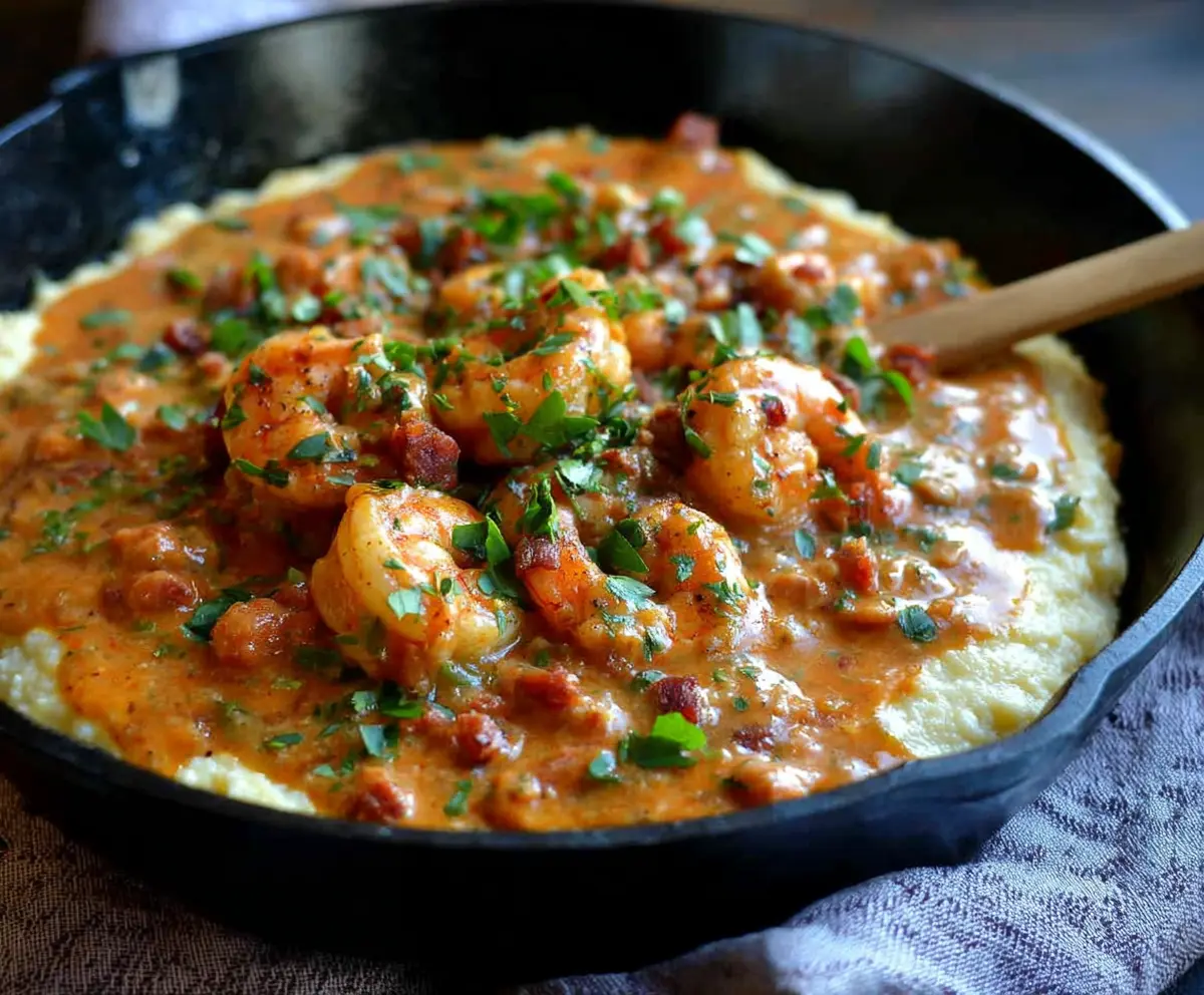 Smothered Shrimp and Grits Recipe | Delicious & Easy