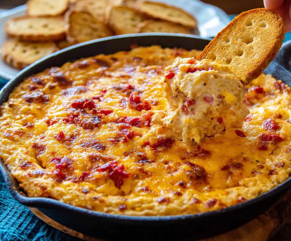 Delicious Baked Pimento Cheese Dip Recipe