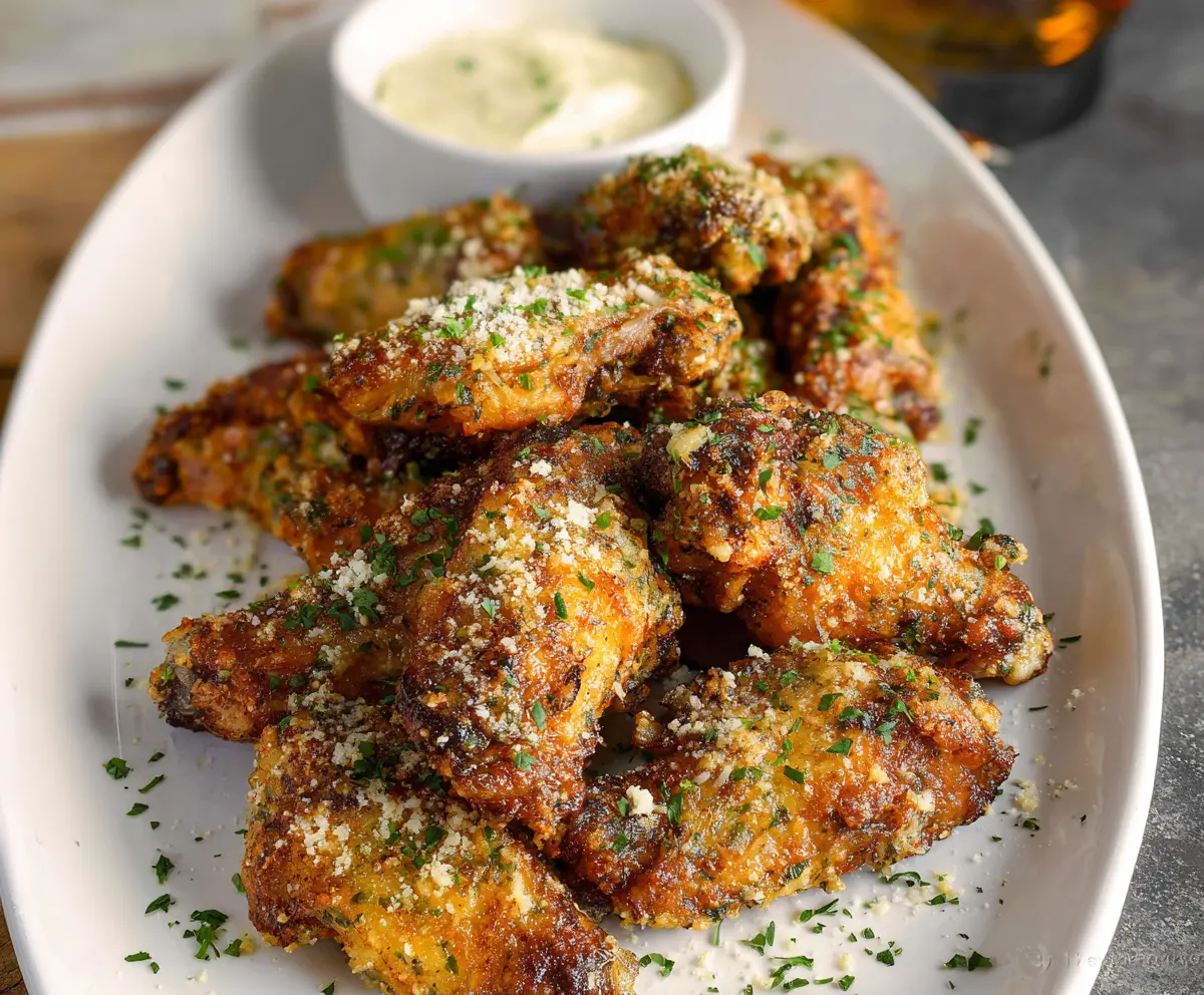 Delicious Garlic Parmesan Wings Recipe