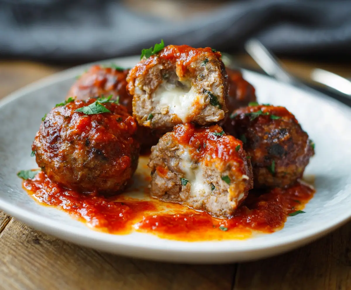 Delicious Queso-Stuffed Meatballs Recipe