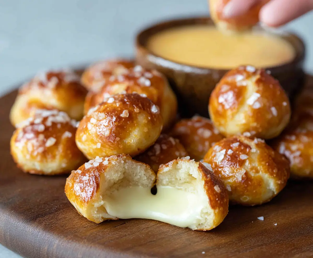 Easy Two Ingredient Dough Pretzel Bites Recipe